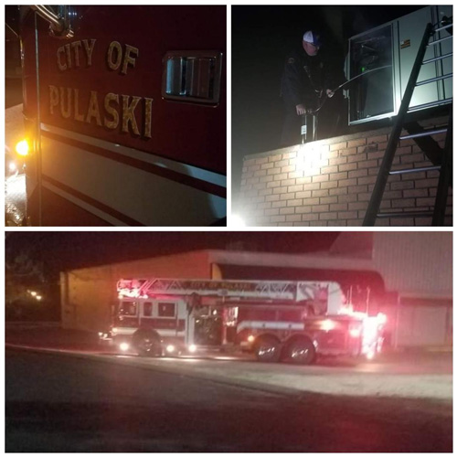 Pulaski Firefighters responded to reports of smoke inside a building ...
